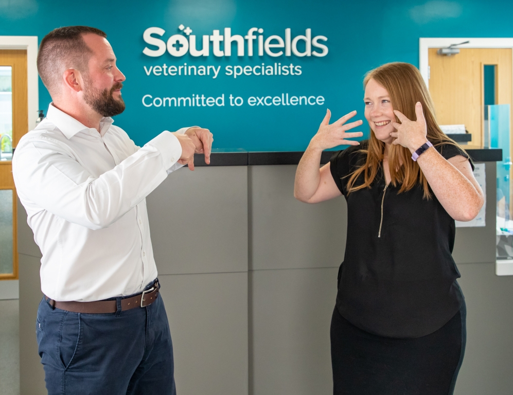 Southfields team leads veterinary industry with deaf awareness work ...